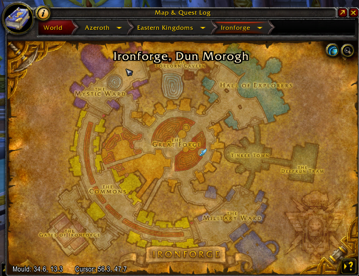 Coordinates Tracking Map Coords Compasses World Of Warcraft AddOns