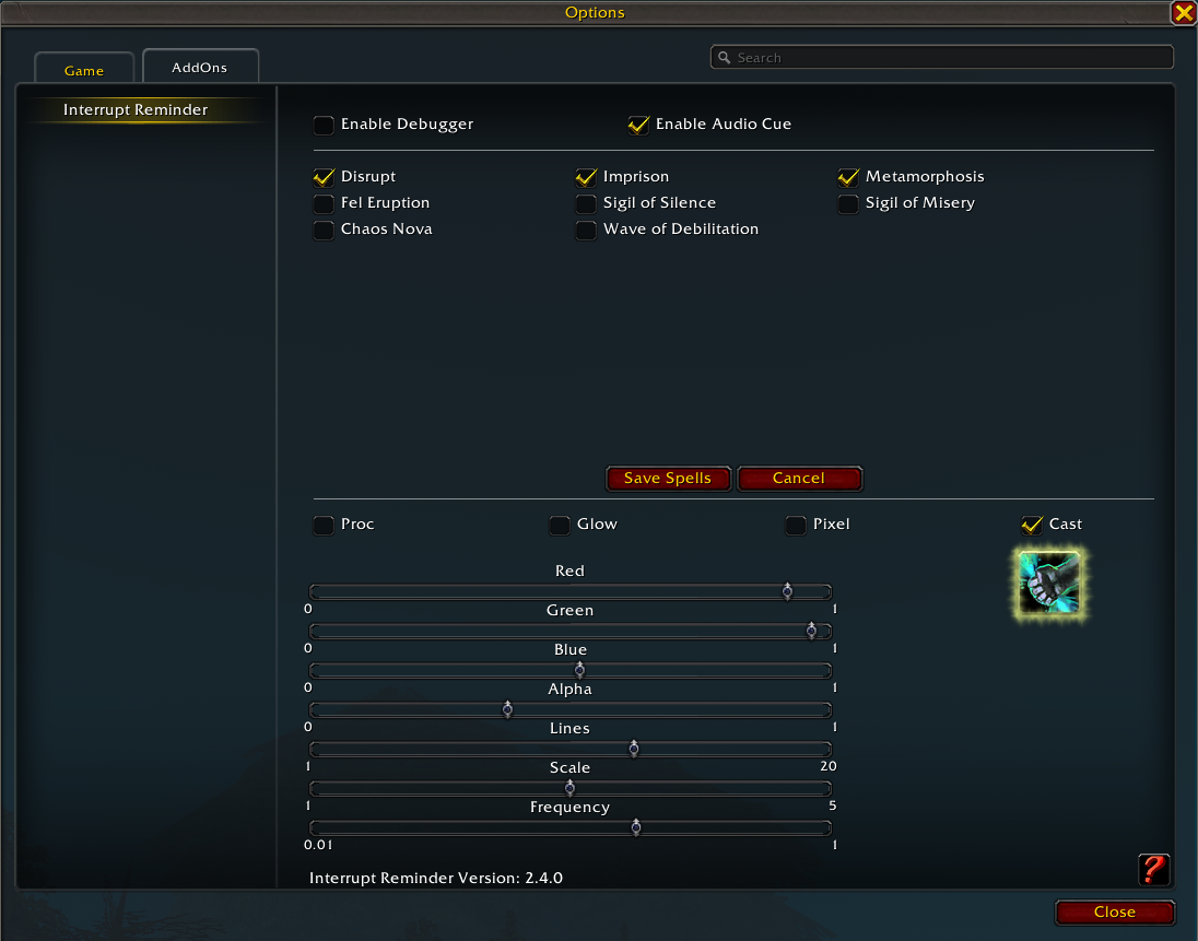 InterruptReminder - World of Warcraft Addons - CurseForge