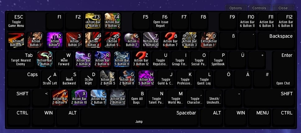 KeyUI : Action Bar Mods : World of Warcraft AddOns