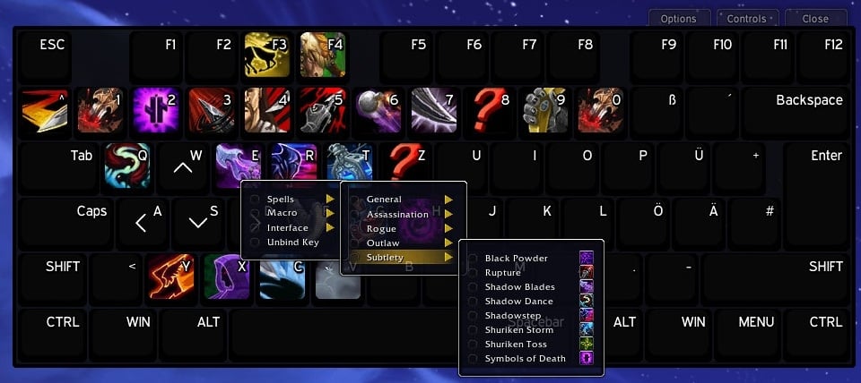 KeyUI : Action Bar Mods : World of Warcraft AddOns
