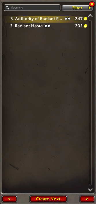 TestFlight : TradeSkill Mods : World of Warcraft AddOns