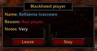 Blacklist Warden : ToolTip : World of Warcraft AddOns