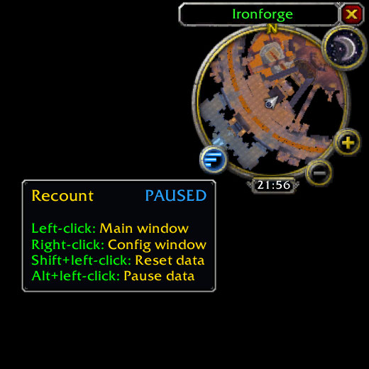 Recount Button : Classic - General : World of Warcraft AddOns