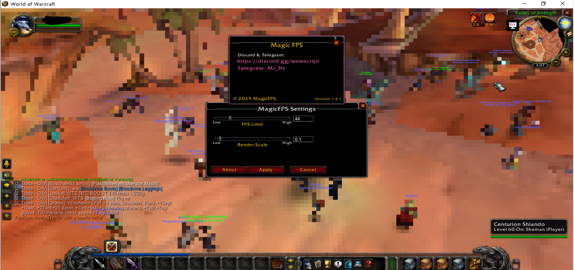 Magic FPS : Classic - General : World of Warcraft AddOns