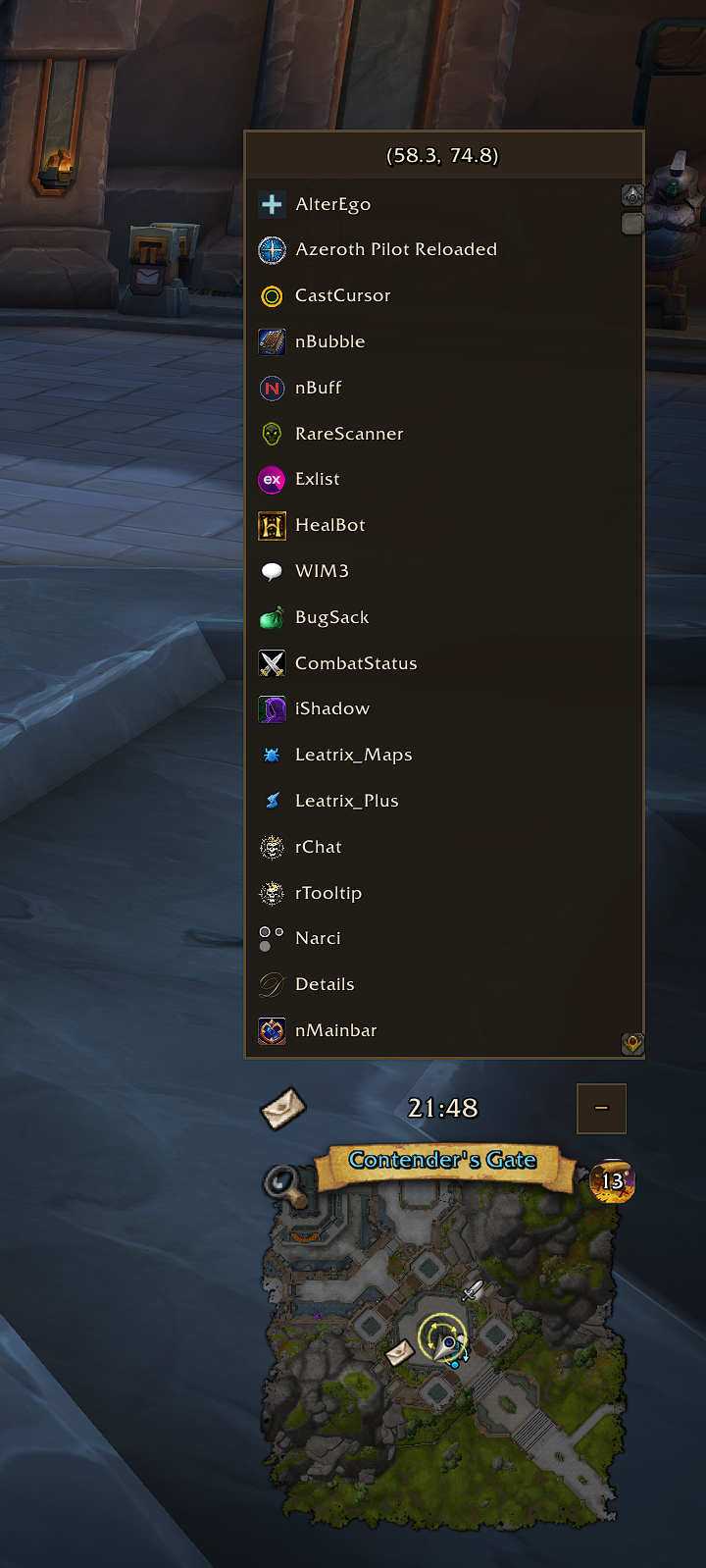 ObeliskMinimap Redux : Map, Coords, Compasses : World of Warcraft AddOns